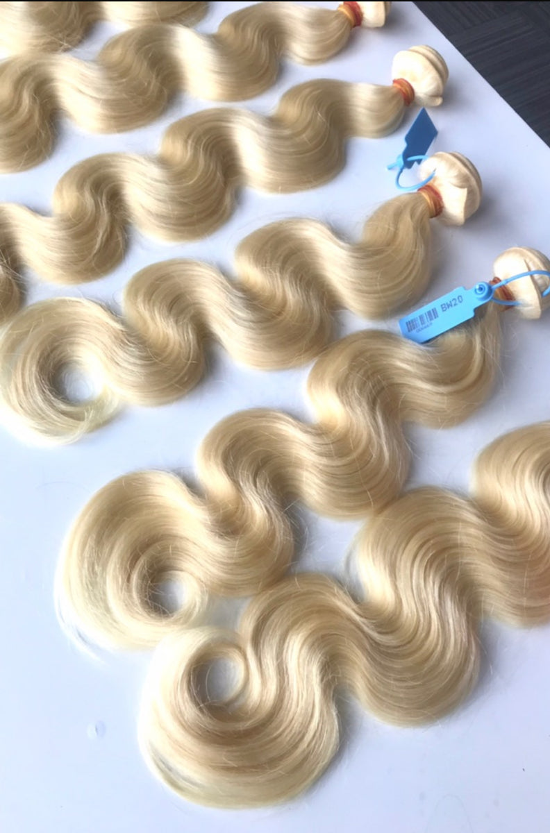 Platinum Blonde Bundle – Ego Plush Extensions